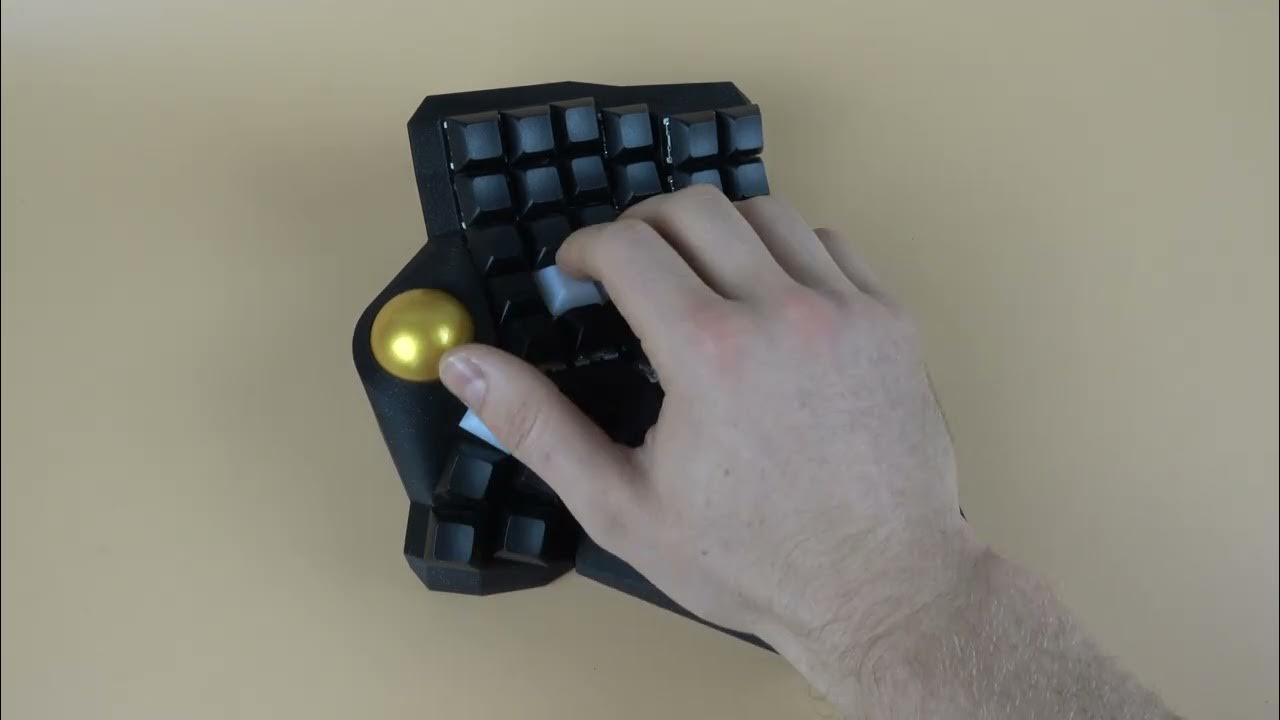 Integrated Trackball Demo - YouTube
