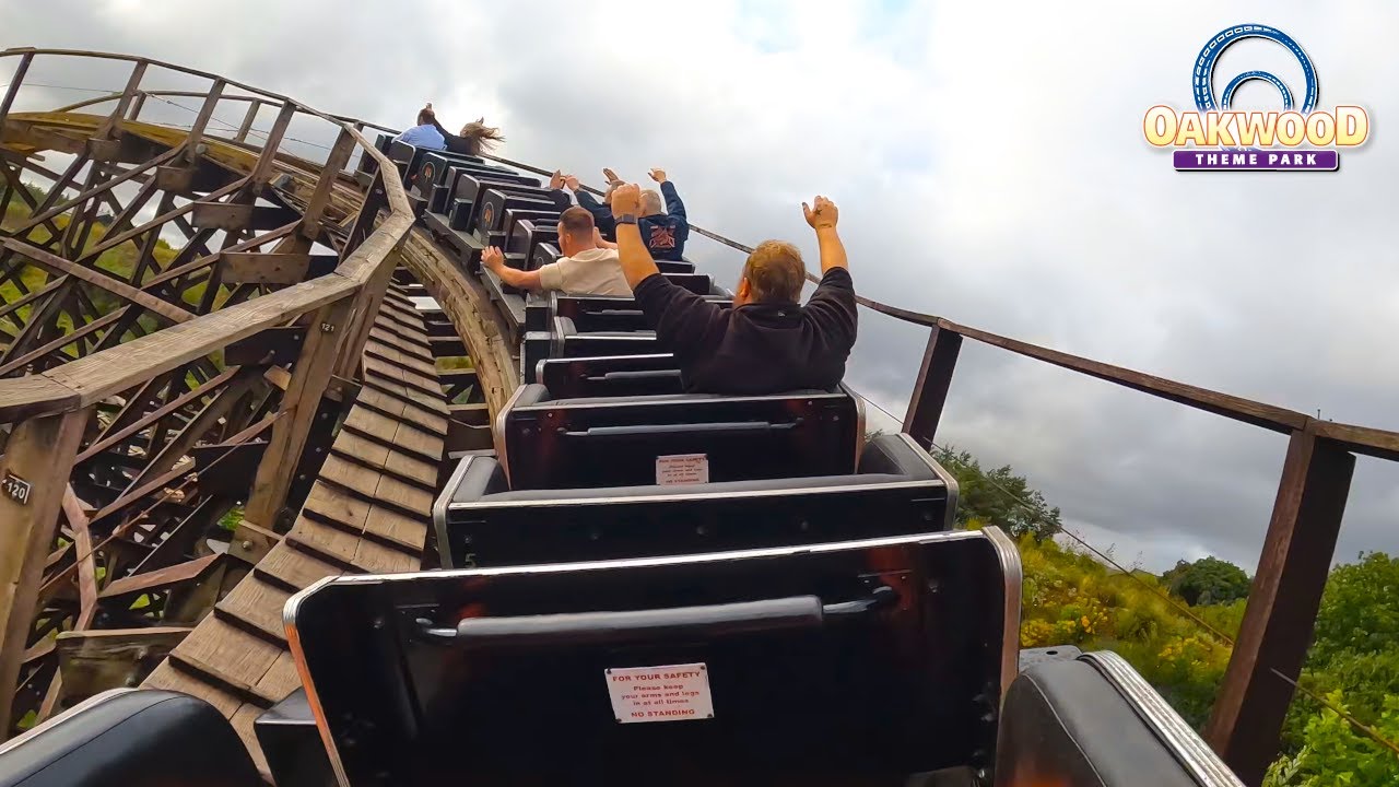 Megafobia Back Seat On-Ride POV 4K | Oakwood Theme Park - YouTube