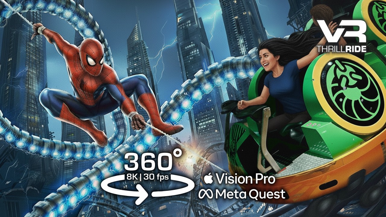 SPIDER-MAN: DOC OCK’S REVENGE (8K 360°)💥 VR Roller Coaster POV - IMG ...