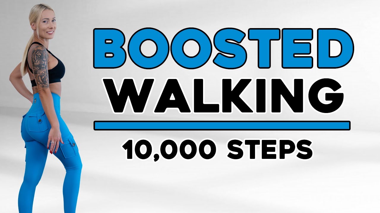 60 MIN 10000 STEPS BOOSTED WALKING WORKOUT FOR WEIGHT LOSS | No Jumping ...