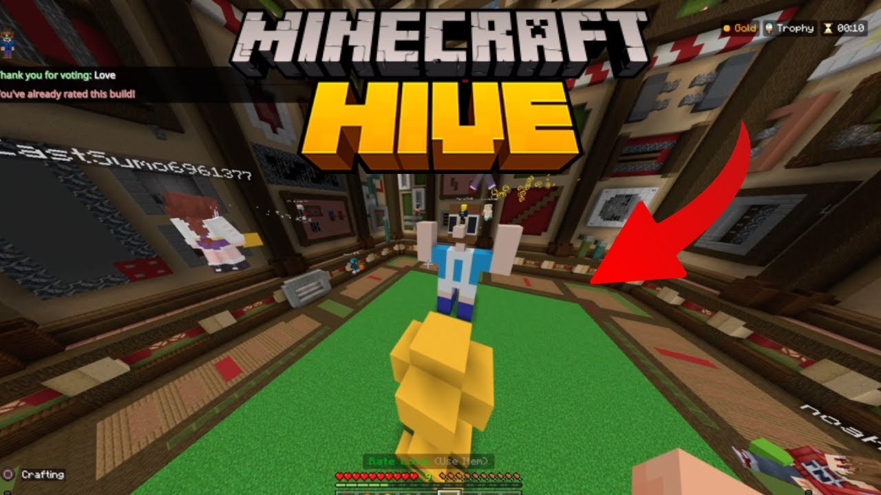 Minecraft The Hive Just Build Messi... Messi.... Messi - YouTube