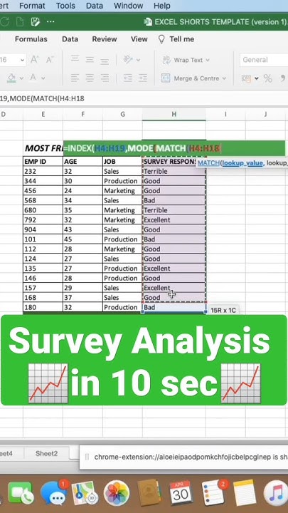 Quick Survey Analysis in Excel | Master Insights in Minutes | Excel ...