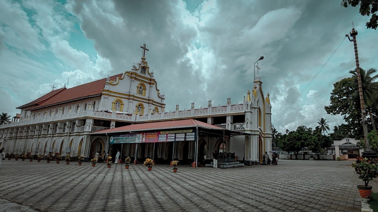 Edathuva church #onedaytrip #biketrip - YouTube