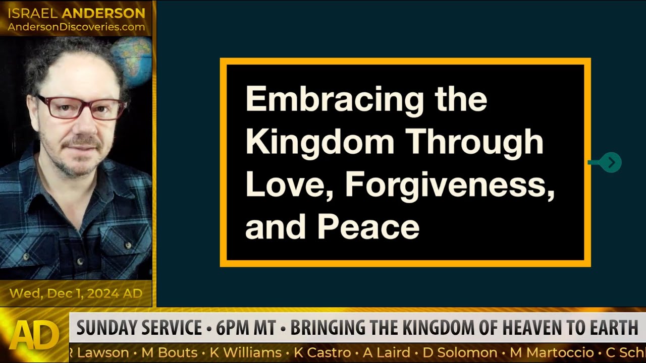Embracing the Kingdom through love, forgiveness, and peace - YouTube