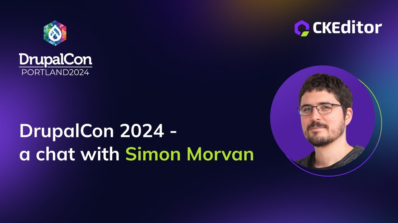 DrupalCon 2024 - A chat with Simon Morvan - YouTube