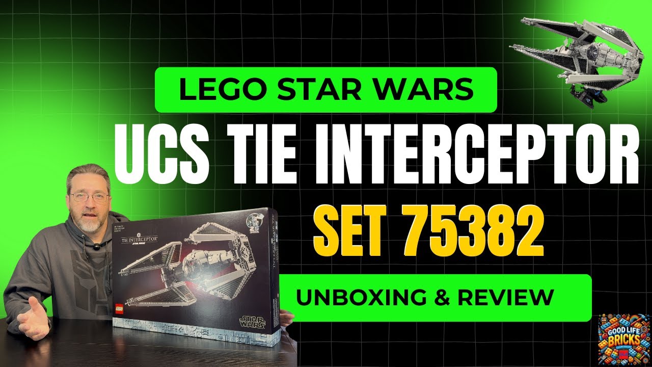 Lego Star Wars Review set 75382 UCS Tie Interceptor (2024) - YouTube