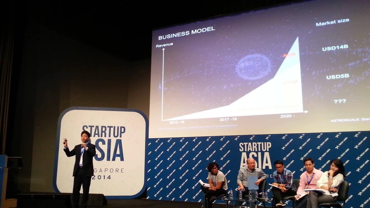 Startup Asia Singapore 2014 Startup Arena: Astroscale (Singapore) - YouTube