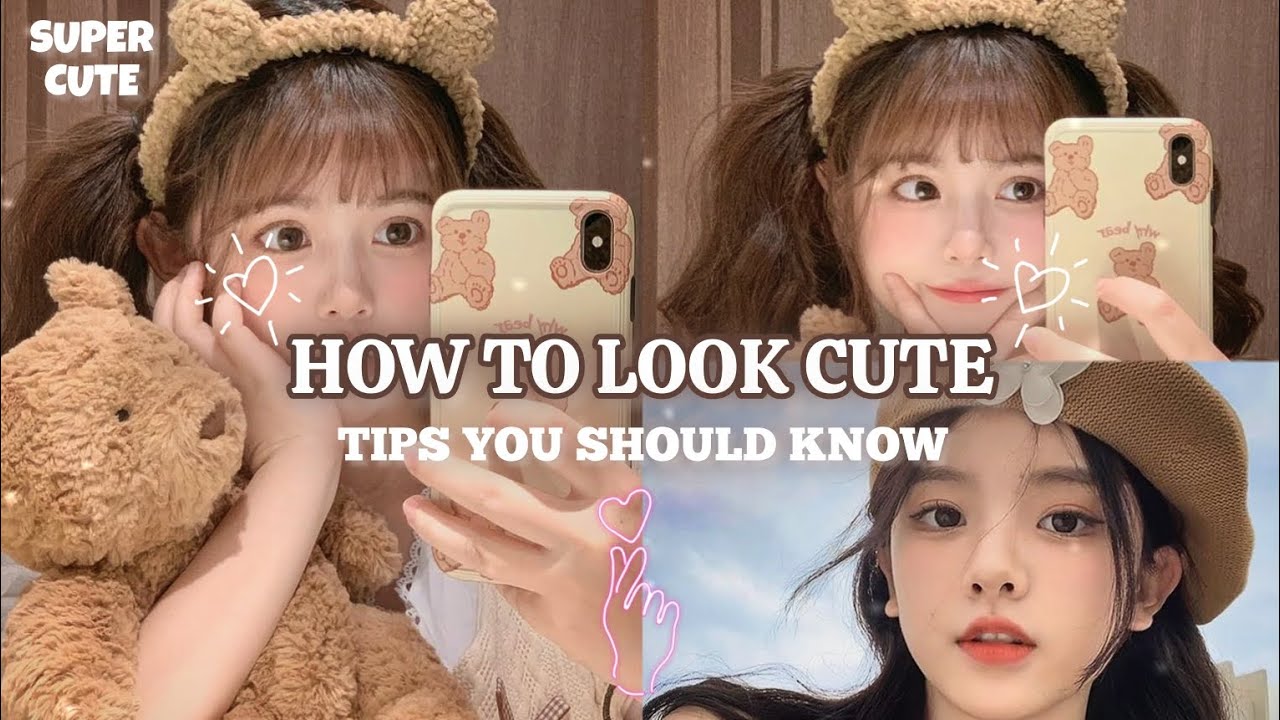 How to look cute without using makeup 🌼 | tips to look cute | cute ...