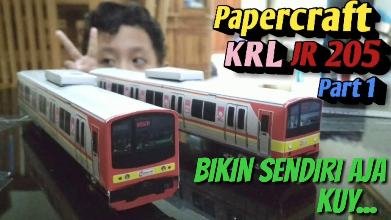 Bikin Sendiri Mainan Kereta Api Krl Dari Kertas Papercraft Jr My Xxx Hot Girl