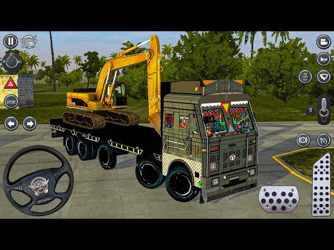 Bg Tata Flatbed Excavator Load Mod for Bus Simulator Indonesia (BUSSID) #164 - Best Android Gameplay