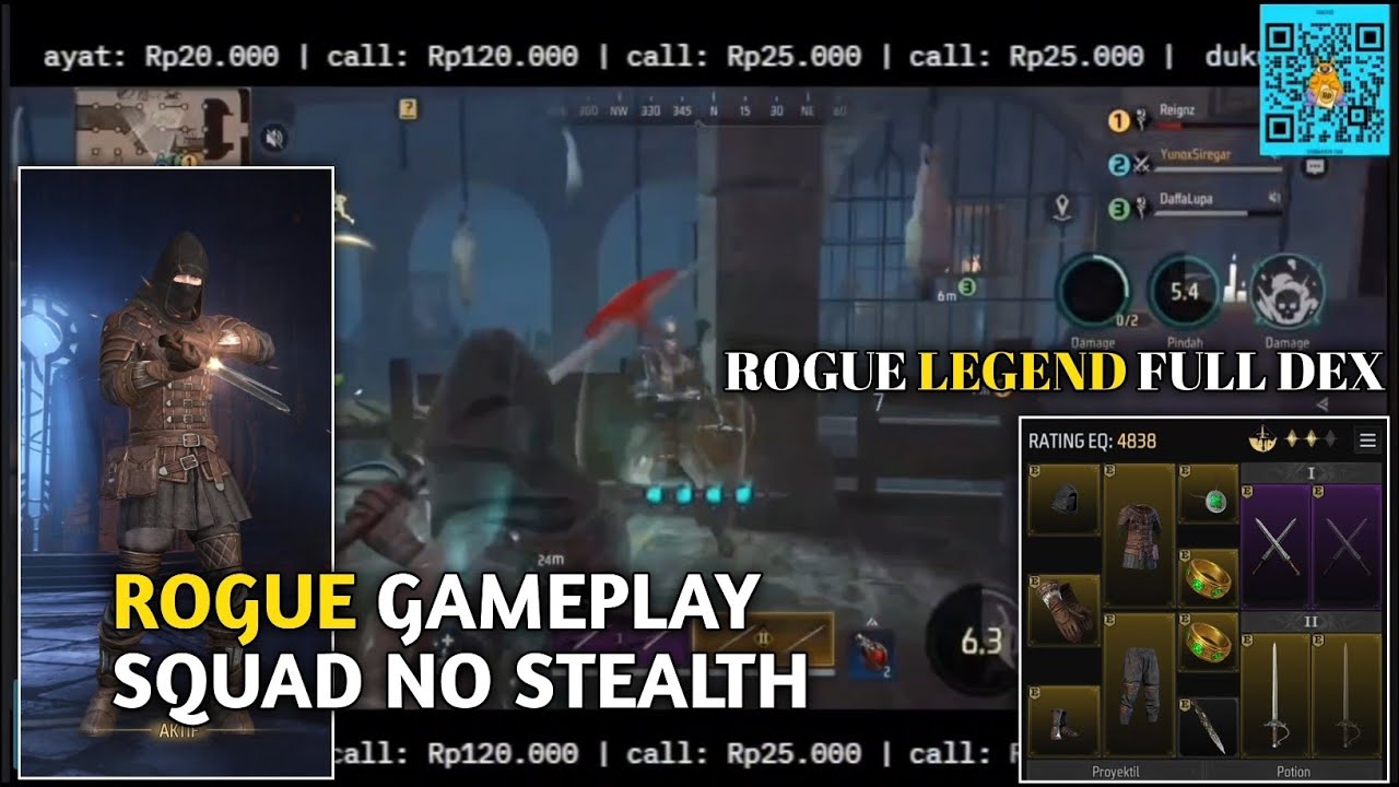 ROGUE FULL LEGEND MULTI GAMEPLAY ~ Gold and Glory - YouTube