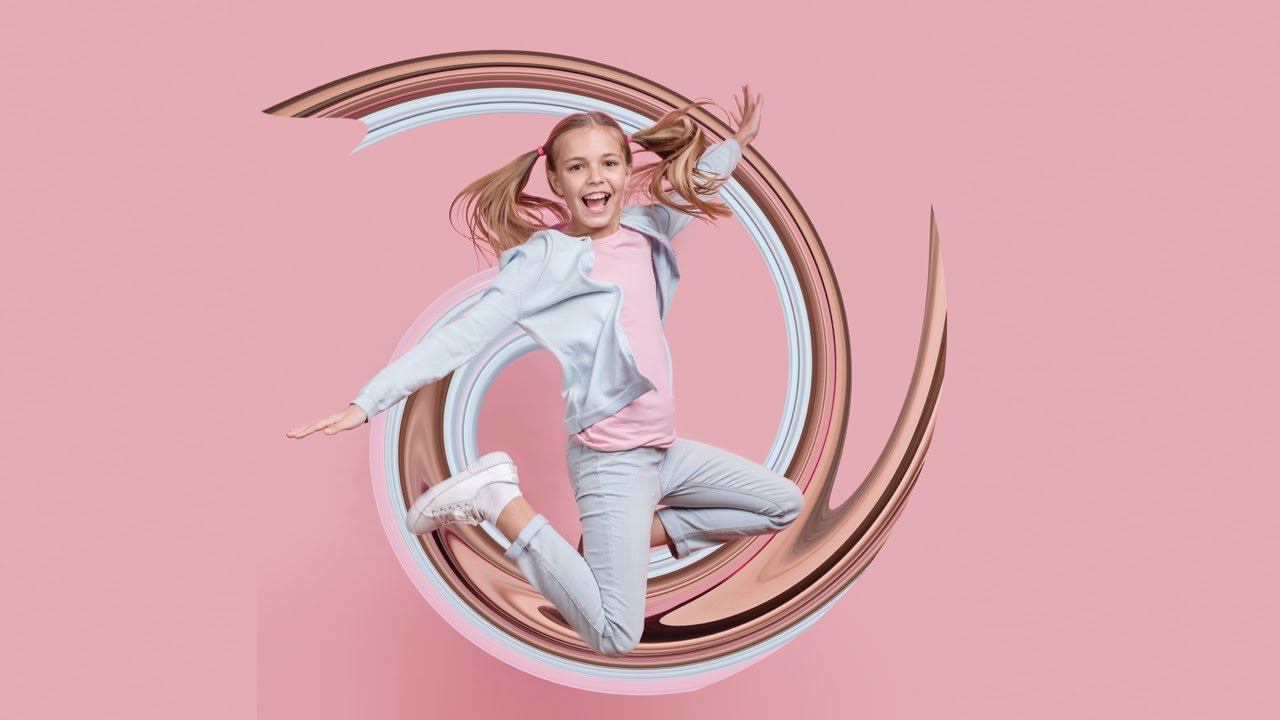 TransForm + Twirl effect in photoshop | photoshop tutorial - YouTube