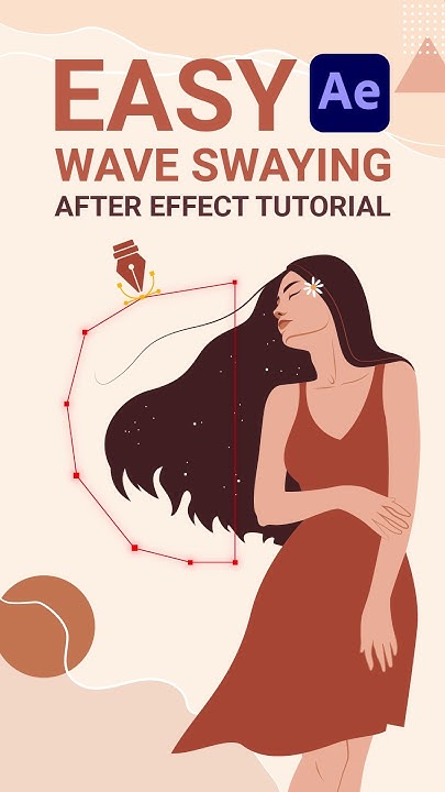 Easy Swaying Wave hair | After Effects |After Effects Tutorial #tutorial #aftereffects # ...