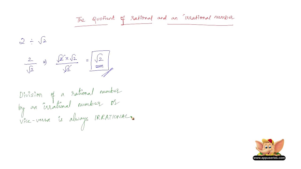 How To Carry Out Division Between A Rational Number And An Irrational how-to-carry-out-division-between-a-rational-number-and-an-irrational