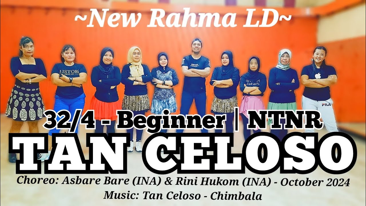 Tan Celoso Line Dance | Beginner | Asbare Bare (INA) & Rini Hukom (INA ...