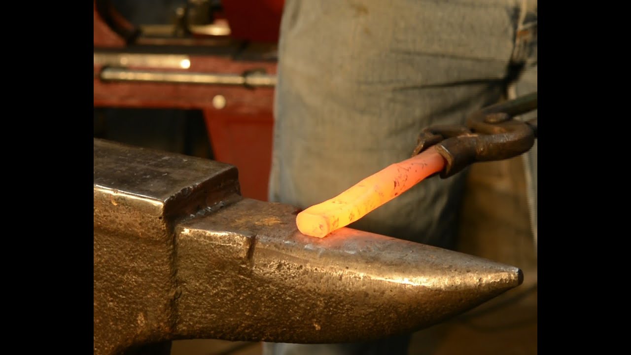 Forging the Drift for the ABANA Level I curriculum - YouTube