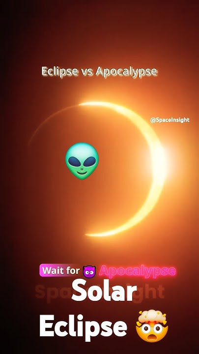 Solar eclipse vs Lunar eclipse vs Apocalypse😈👺 #shortsfeed #shorts # ...