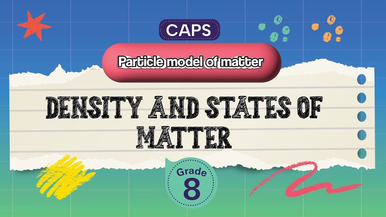 [GRADE 8] Density and states of matter - YouTube