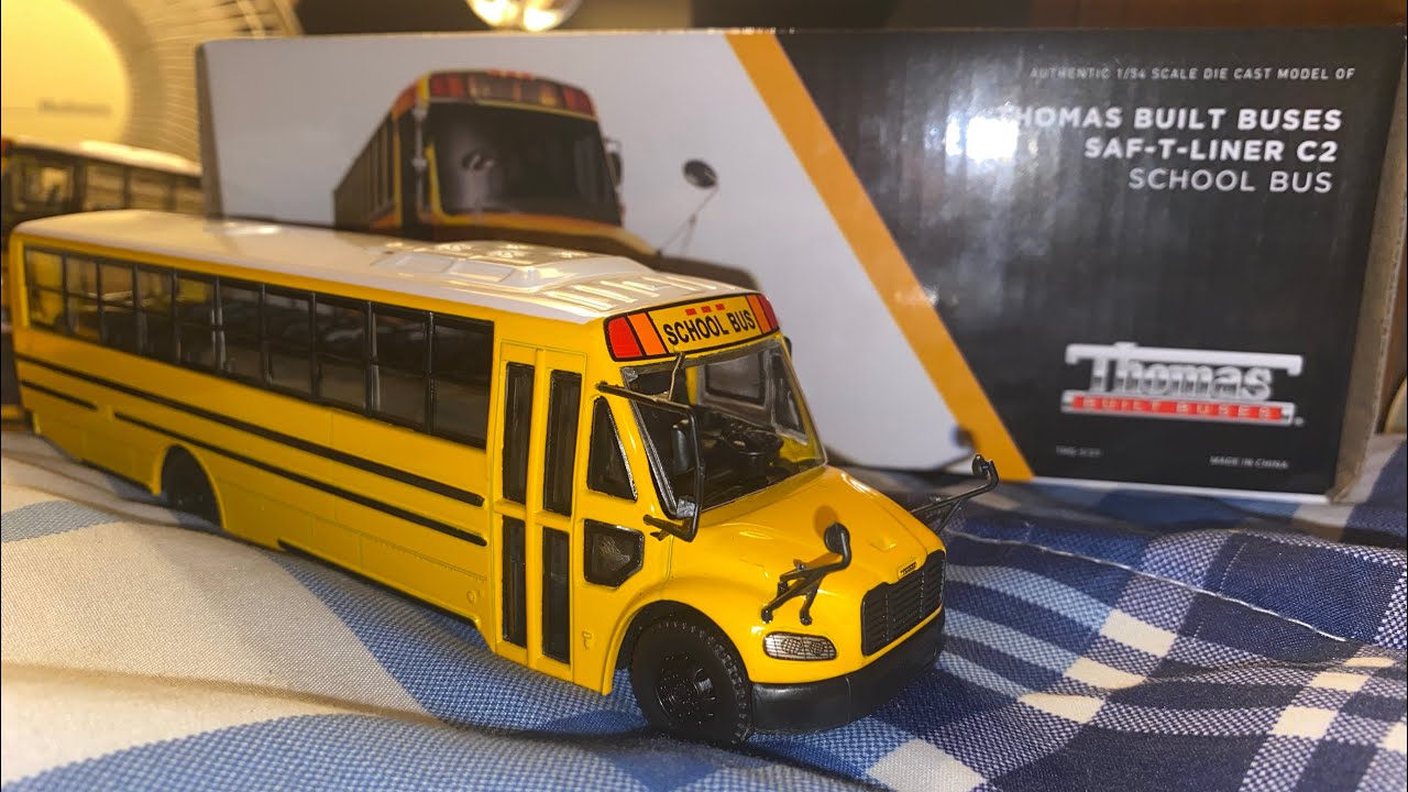 2023 Thomas Saf-T-Liner C2 and HDX Diecast Model Unboxing (Bus and ...