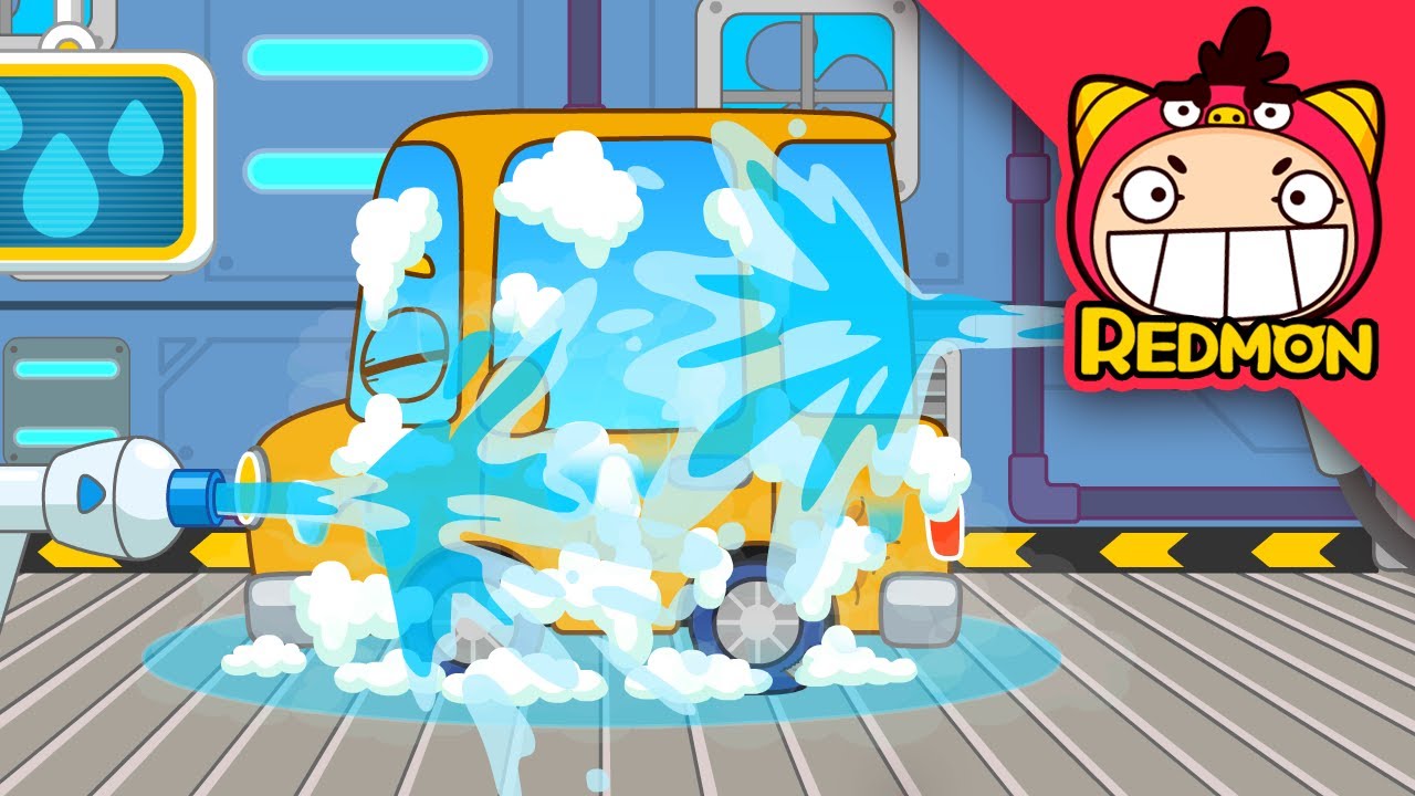 A car that fell into a mud flat | Easy Clean Repair Shop | 4K Cartoons ...