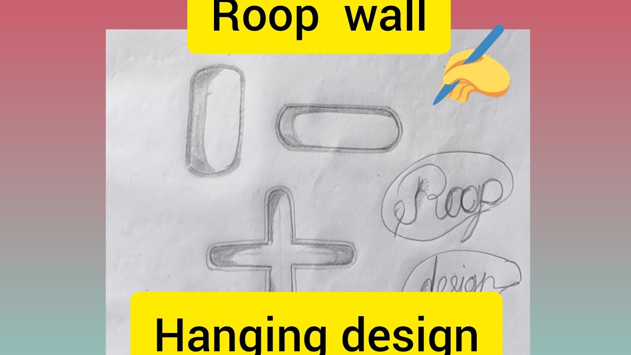 Roop wall design 🖋 ️ Roll +++|| sunsaija - YouTube