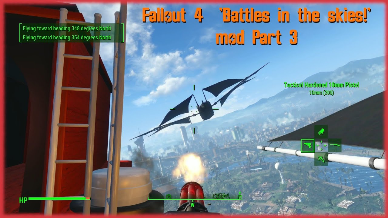 Fallout 4 'Battles in the skies!' mod Part 3 - YouTube
