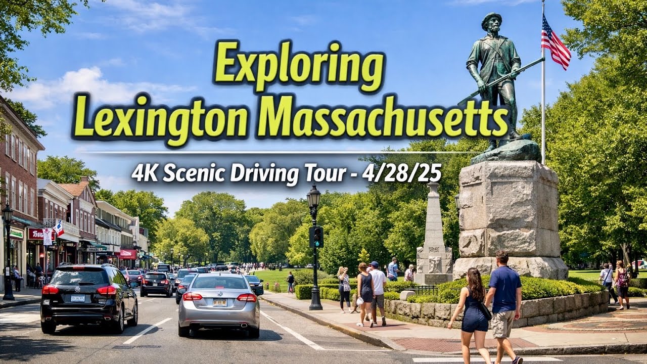 Exploring Lexington Massachusetts | 4K Scenic Driving Tour - 4/28/25 ...