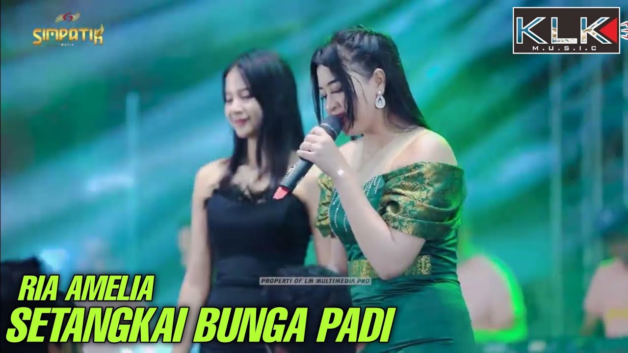 SETANGKAI BUNGA PADI - RIA AMELIA - LIVE SIMPATIK MUSIC KLK AUDIO DELTA ...