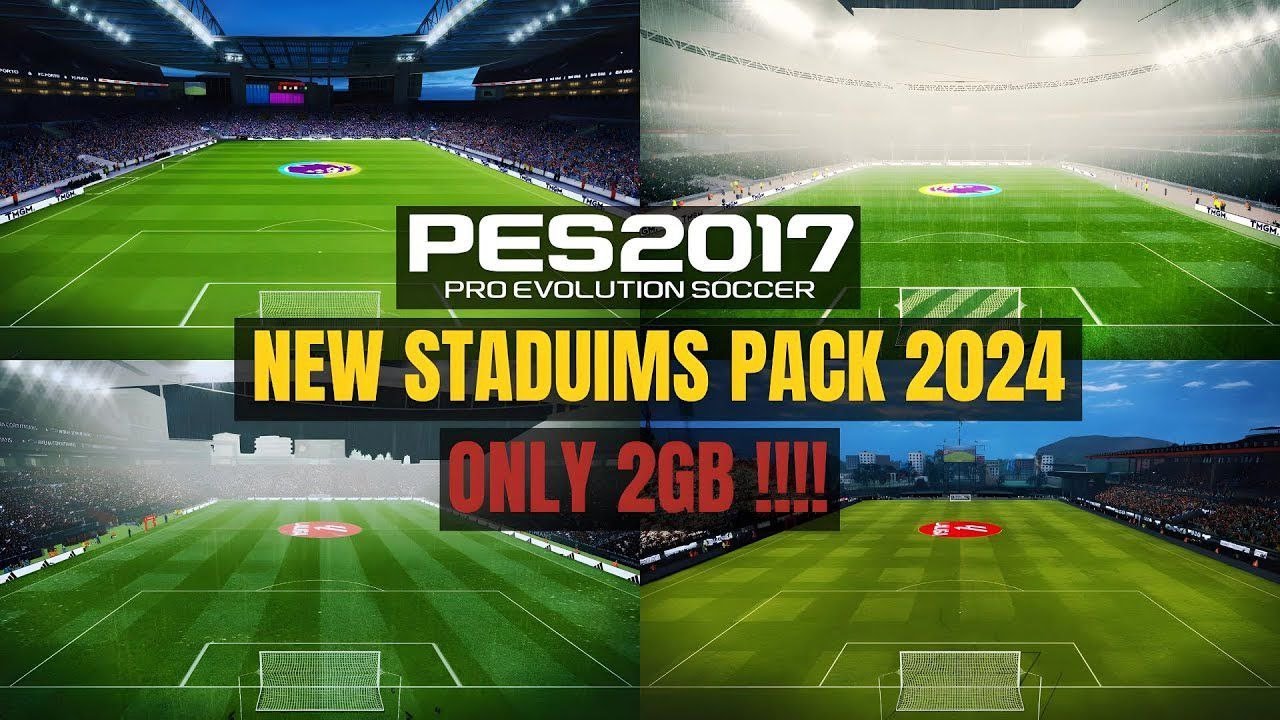 PES 2017 NEW STADIUMS PACK 2024 | PES 2017 NEW STADIUM PACK AIO ...