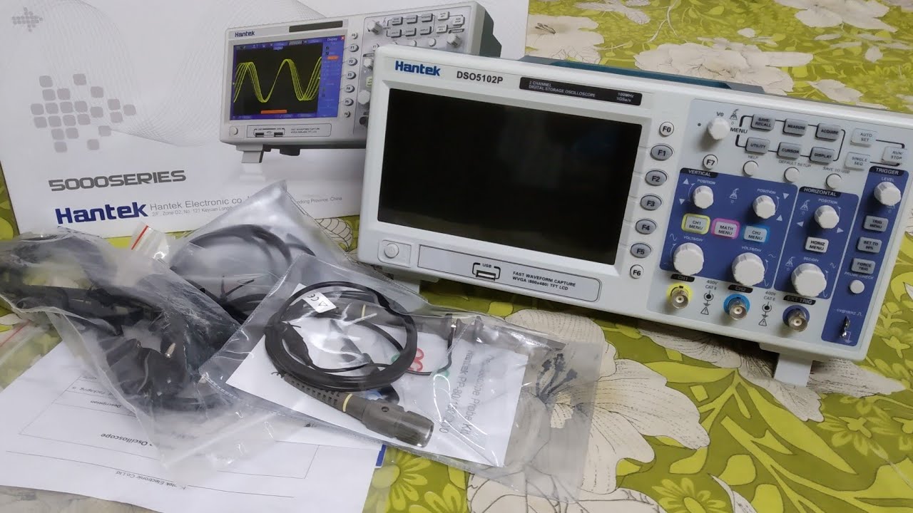 Hantek DSO5102P #2Channel #100MHz #1GSa/s Digital Storage Osciloscope ...