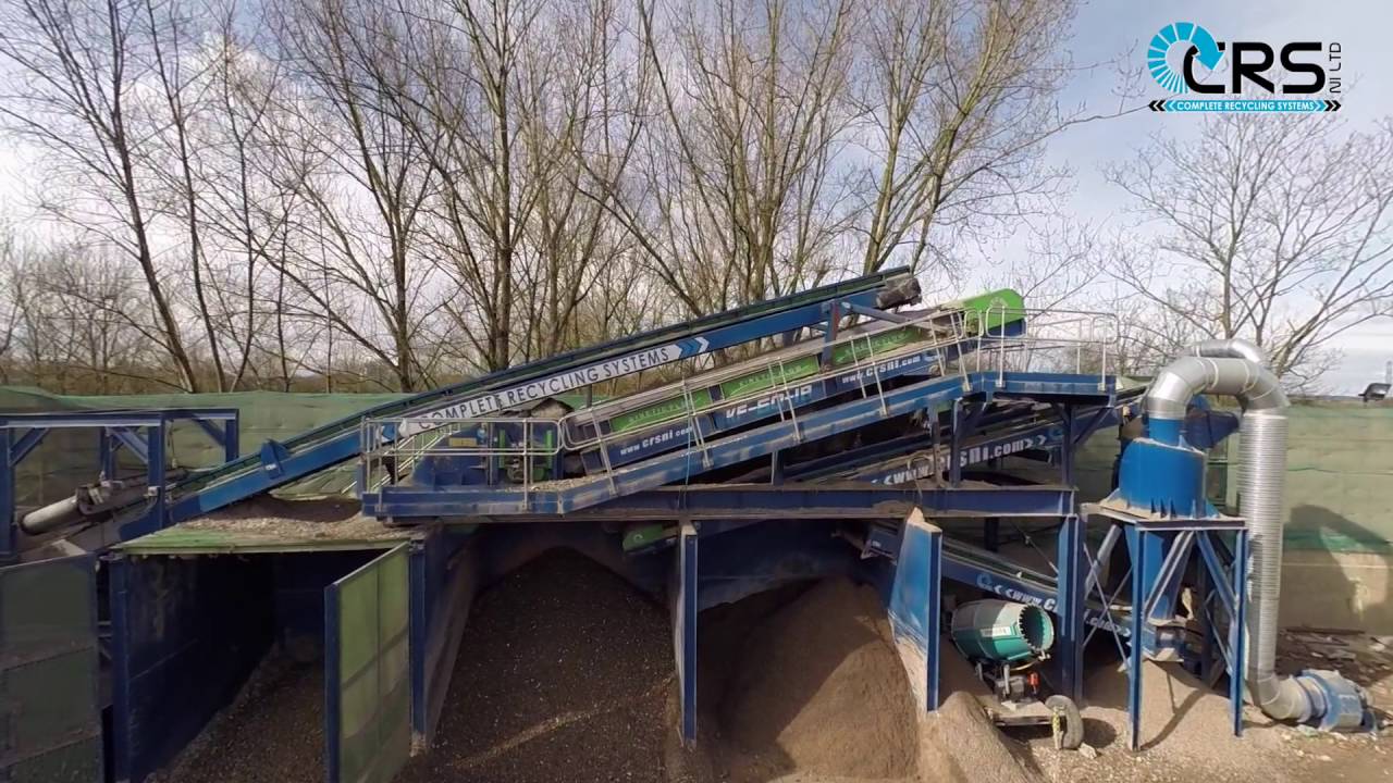 CRS Trommel Fines Clean Up Plant - YouTube