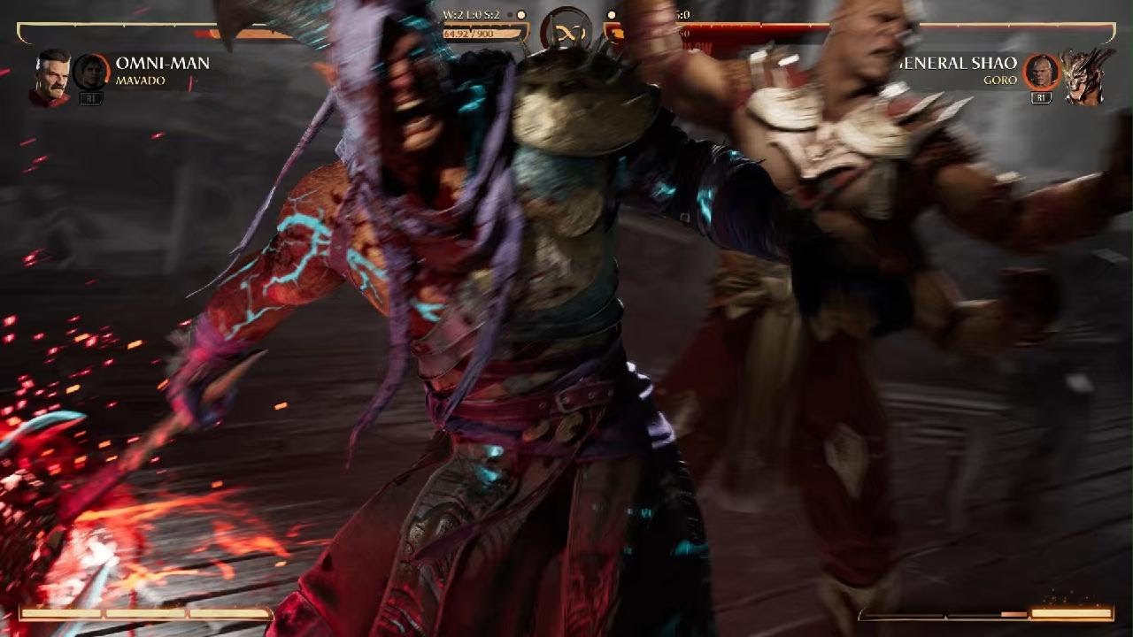 Omni -Man (Mavado) VS General Shao (Goro) Brutality - YouTube
