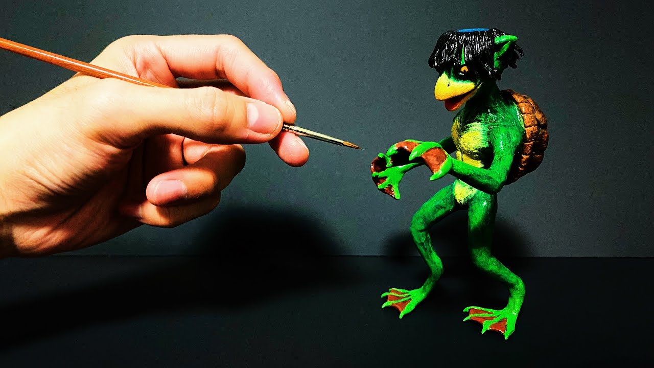 Creating A River Child Water God (Kappa) - Yokai Series - YouTube