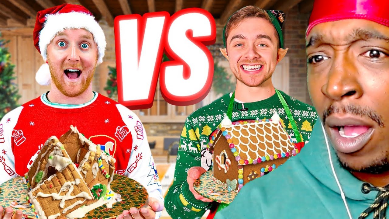CHRISTMAS YOUTUBER BAKE OFF vs CHRISMD (REACTION) - YouTube