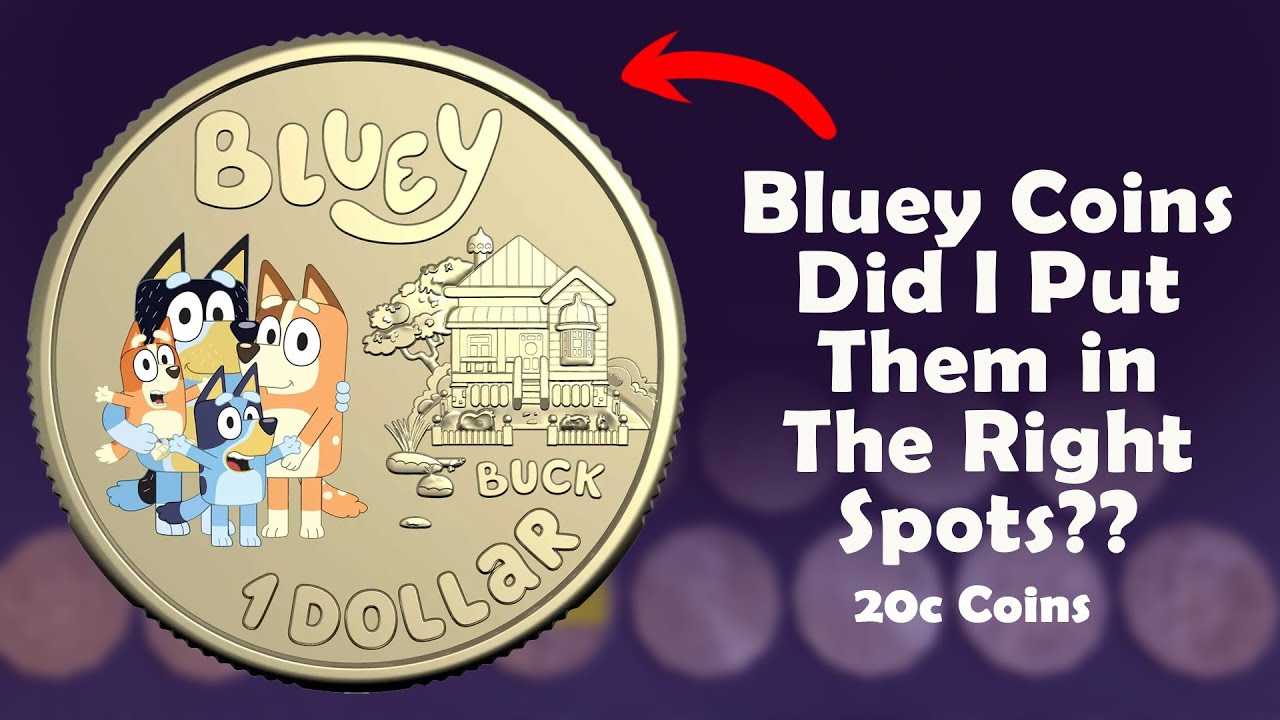 Bluey Coins🎈 Did I Put Them in The Right Spots?? 🤔 - YouTube