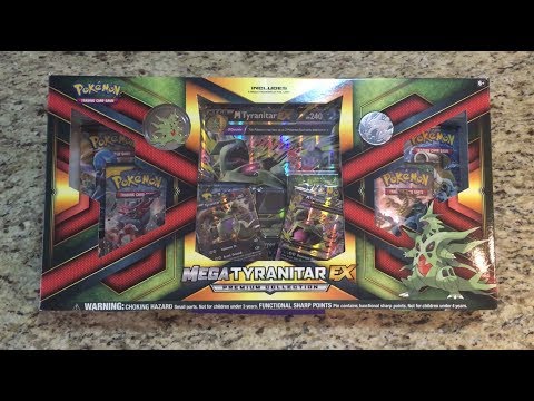 Mega Tyranitar EX Premium Collection Box Opening - YouTube