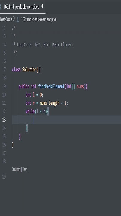Find Peak Element | Facebook Interview Question | LeetCode 162 #leetcode #dsa #java #code # ...