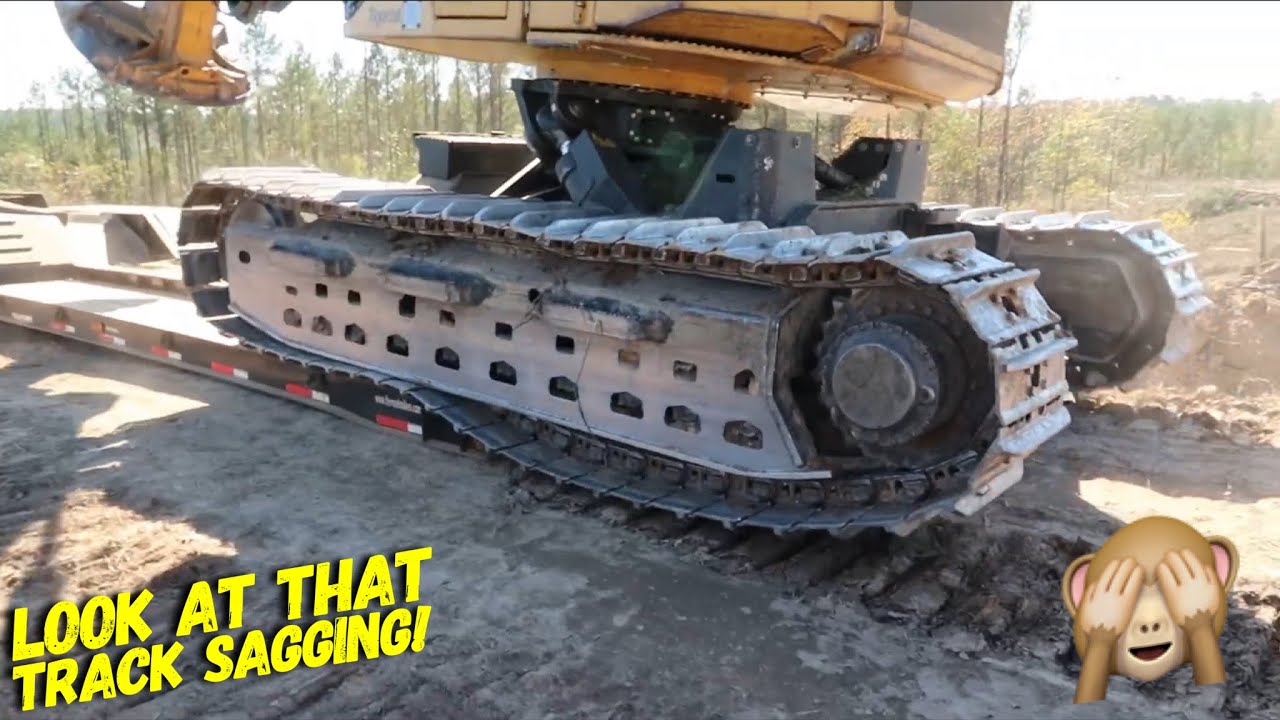 Loading the Tigercat 830 with one track messed up | can we get it to ...