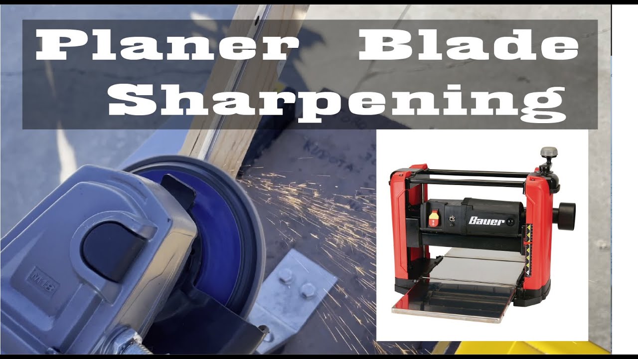 Sharpening Planer Knives with the All American Sharpener - YouTube
