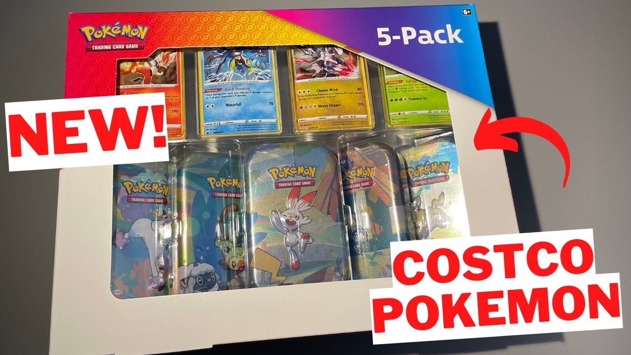 NEW Pokemon costco 5-pack!!! - YouTube