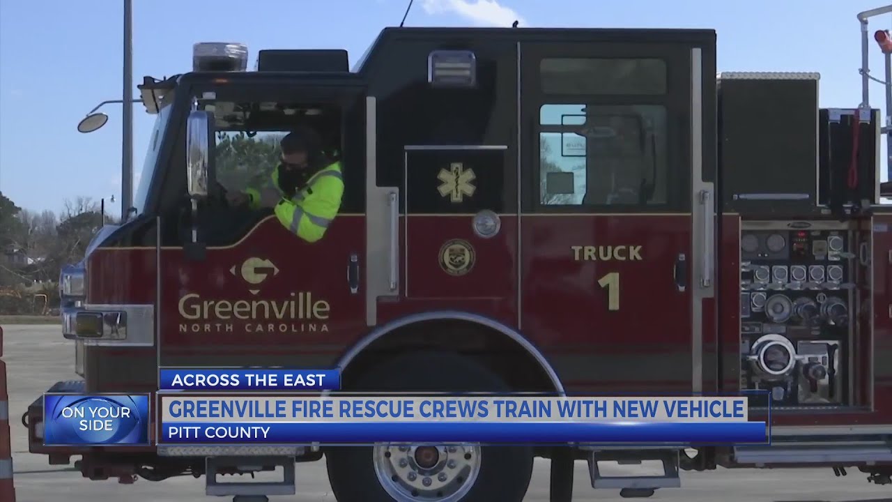 Greenville Fire Rescue welcomes its new Tiller Truck - YouTube