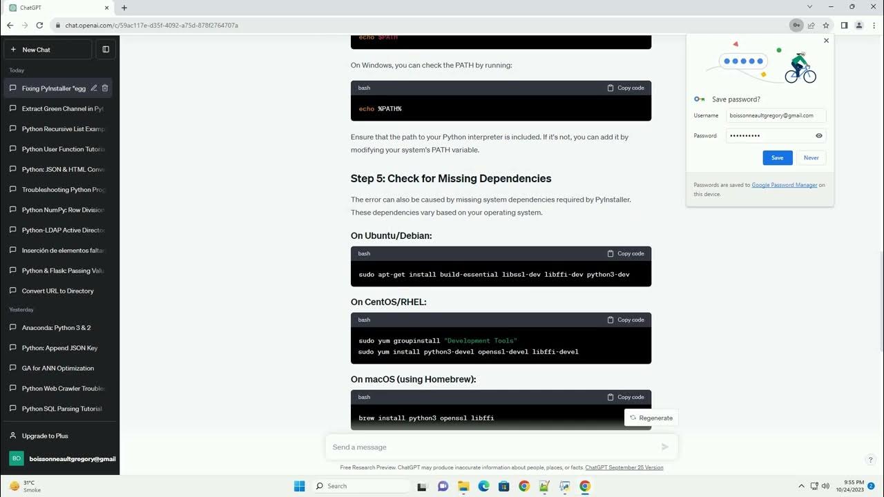 Trying to install pyinstaller but it shows this meesage python setup py ...