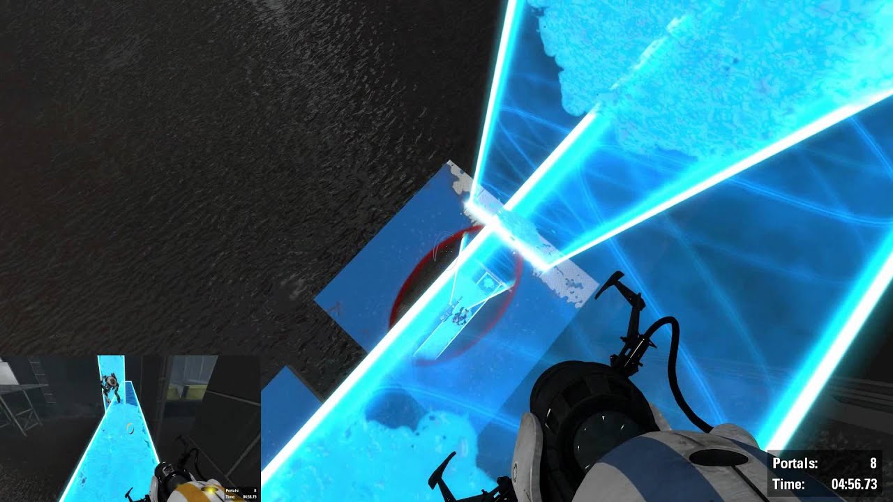 Portal 2 - 04 Bridge Gels - 8 Portals - YouTube
