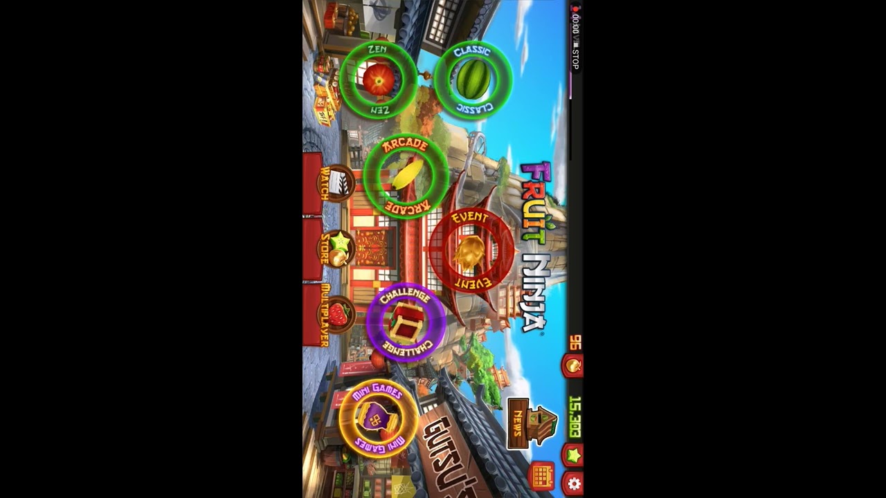 Fruit Ninja Arcade Mode Gameplay Youtube