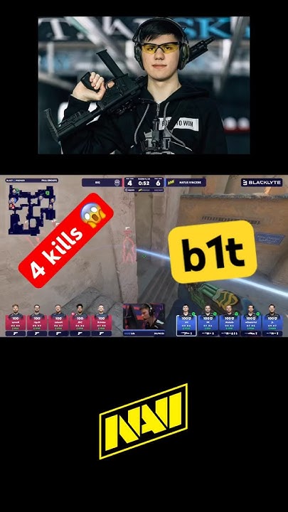Valerij "b1t" Vakhovsjkyj 4 kills 🤯BLAST FALL Groups 🔥 #cs2 #b1t #navi #higlights #blast #dust2 ...