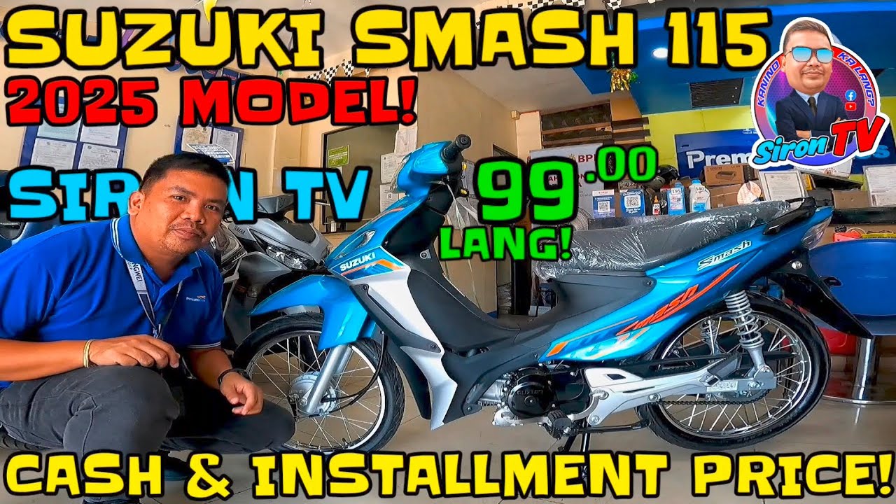 2025 | SUZUKI SMASH 115 | UPDATED CASH AND INSTALLMENT PRICE - YouTube