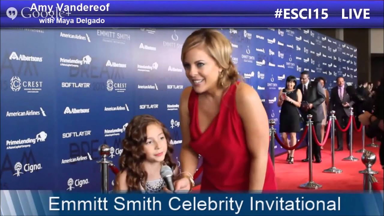 Amy Vanderoef interviews Maya Delgado on The Red Carpet for Pat ...