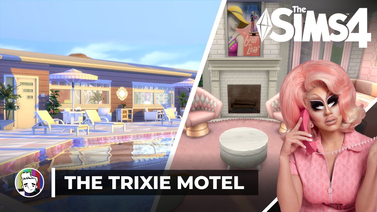 The Trixie Motel | The Sims 4: Speed Build - YouTube