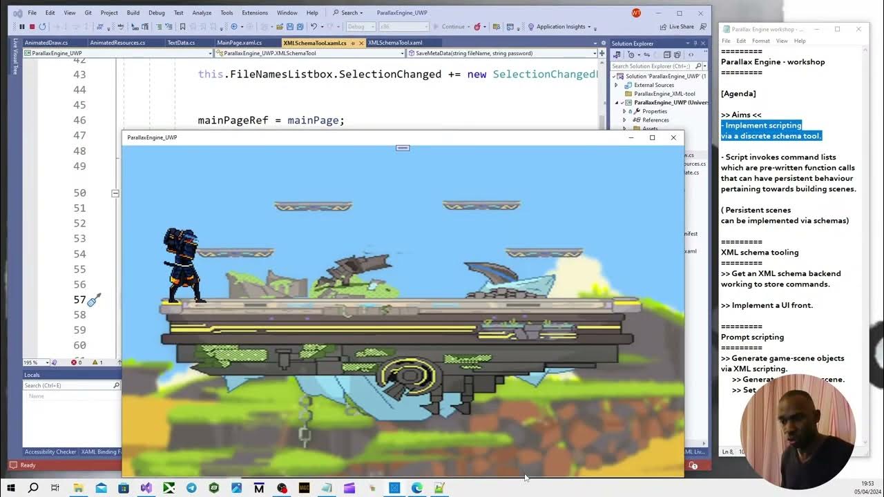 🔴 Let's build a C# game engine [PARSING XML SCHEMA SEMANTICS] | Parallax Engine UWP - YouTube