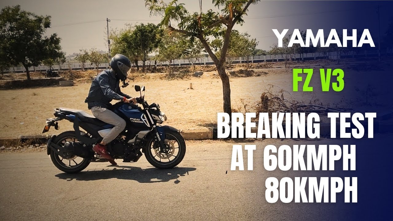 FZ S V3 BRAKING TEST | BYBRE BRAKES - YouTube